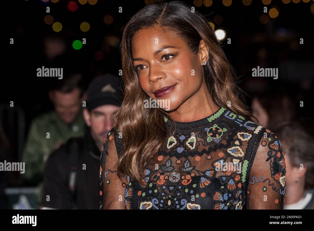 Actress Naomie Harris poses for photographers on arrival at the ...