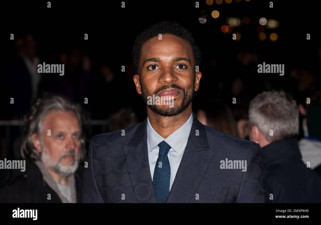 Actor Andre Holland poses for photographers on arrival at the premiere ...