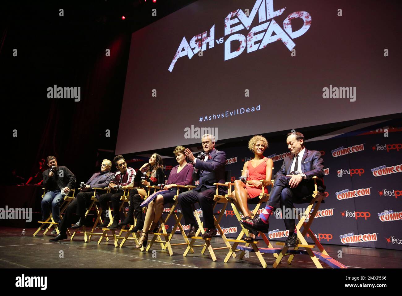 IMAGE DISTRIBUTED FOR STARZ - From left, moderator Doug Benson, Lee ...