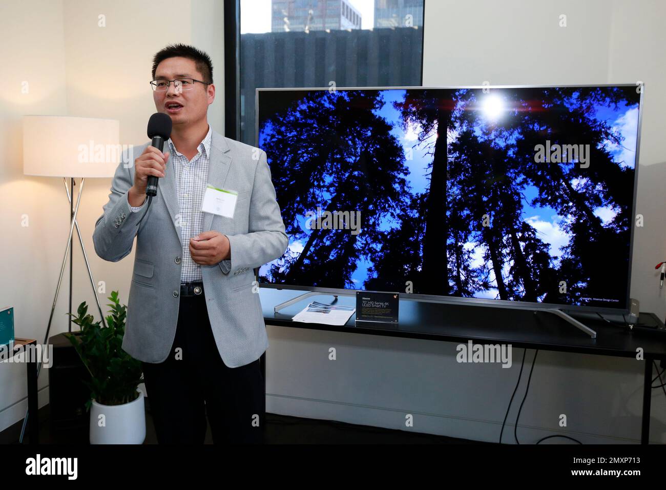IMAGE DISTRIBUTED FOR HISENSE - Hisense Americas' CEO Jerry Liu unveils ...