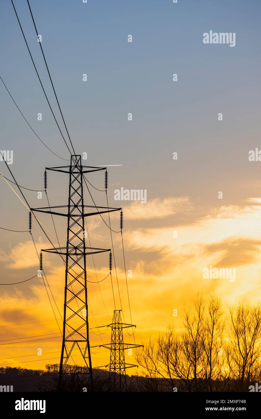 Old pylon design hi-res stock photography and images - Alamy