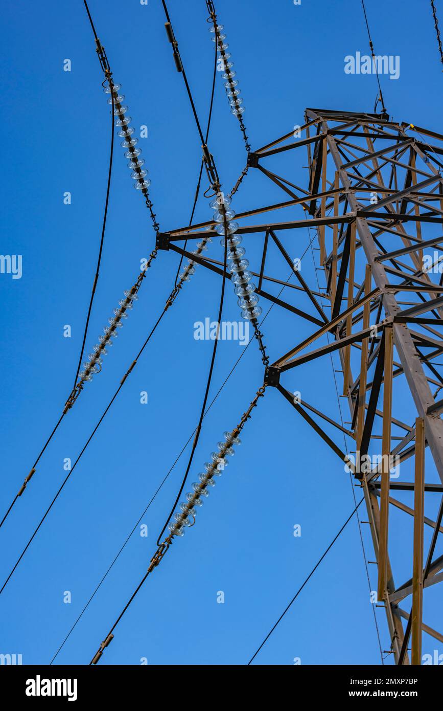 Old pylon design hi-res stock photography and images - Alamy