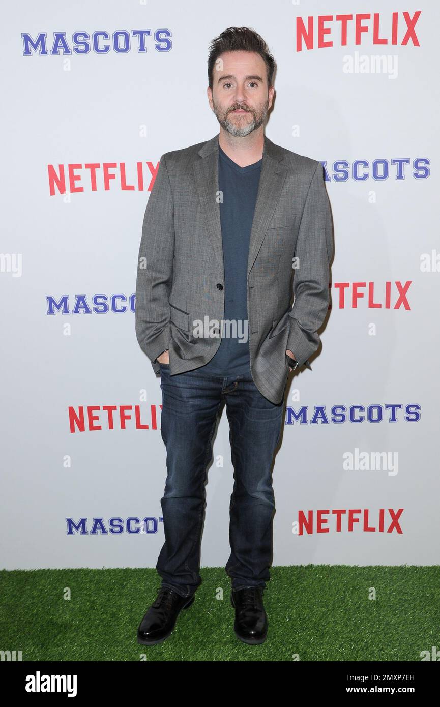 Christopher Moynihan attends a special screening of "Mascots" held at ...