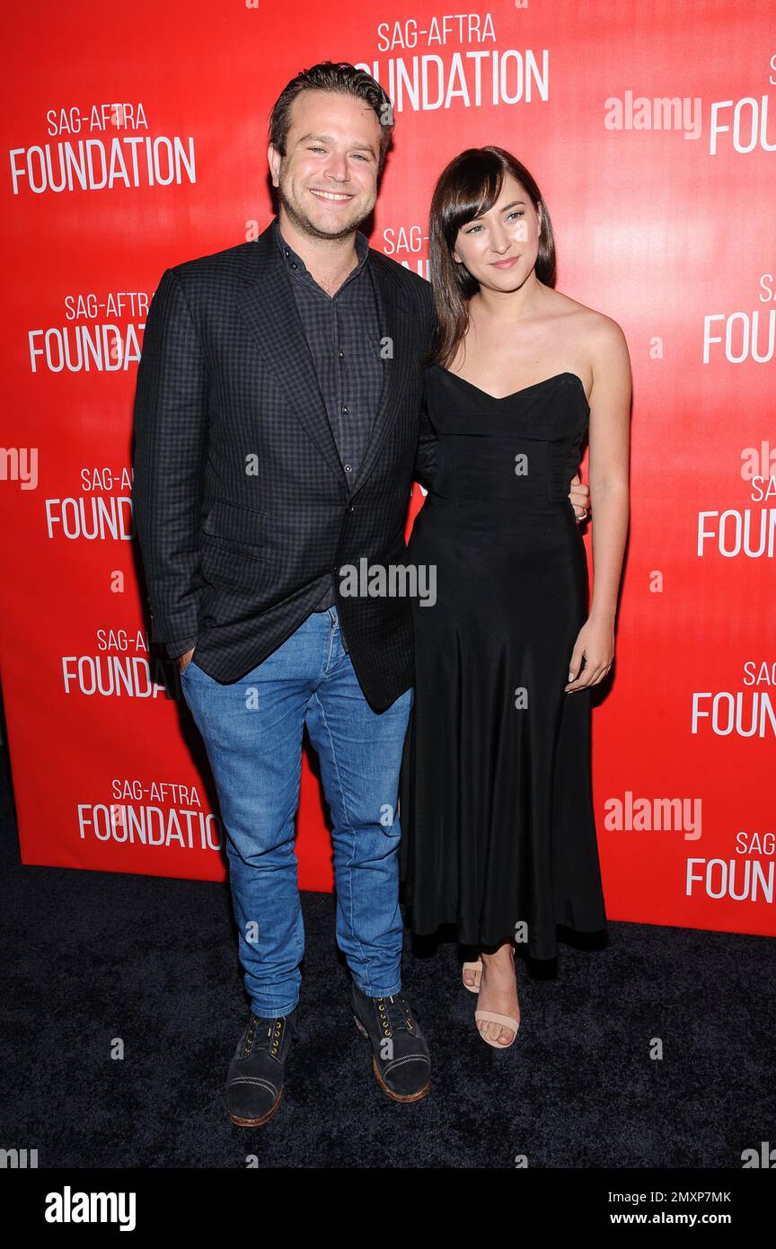 Zak Williams, left, and Zelda Williams attend the grand opening of the ...
