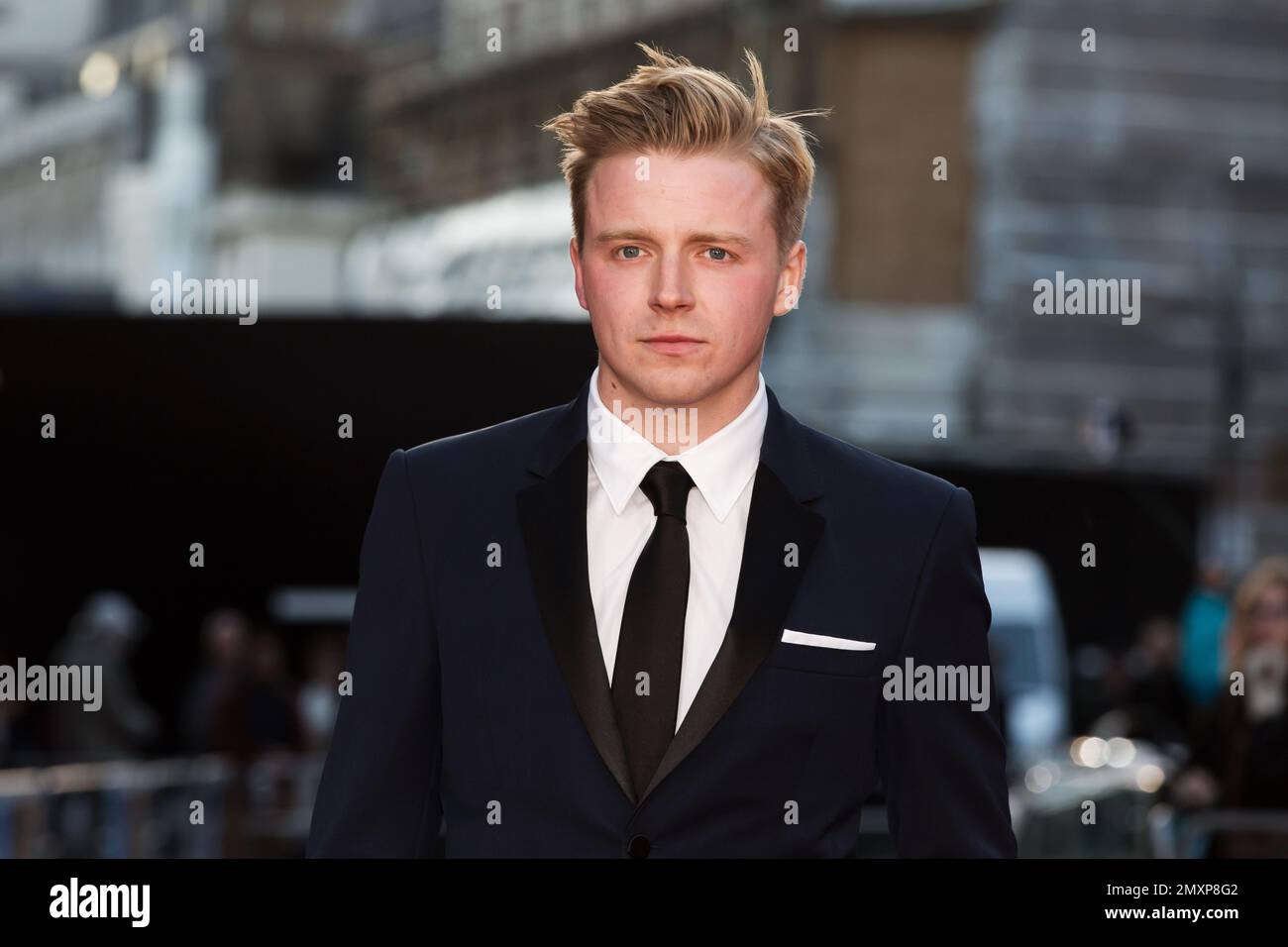 Actor Jack Lowden poses for photographers on arrival at the premiere of ...