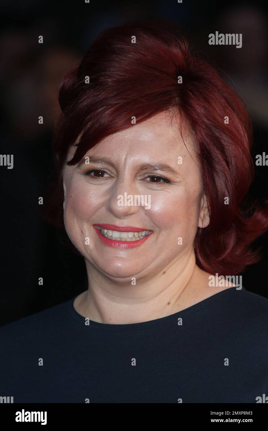 Clare Stewart poses for photographers upon arrival at the premiere of ...