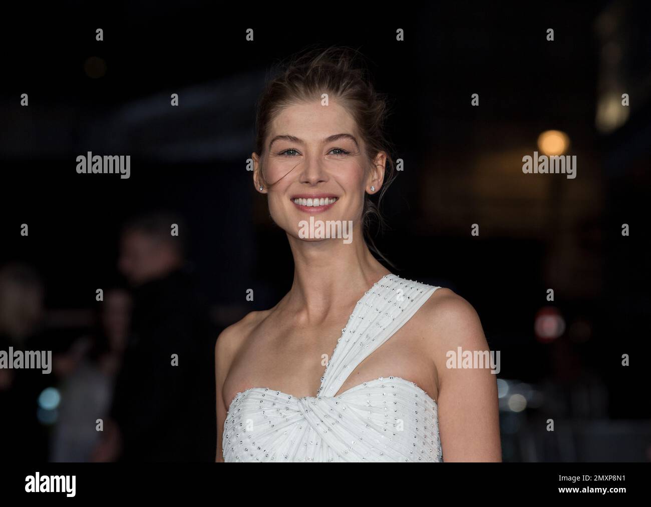 Actor Rosamund Pike poses for photographers on arrival at the premiere ...