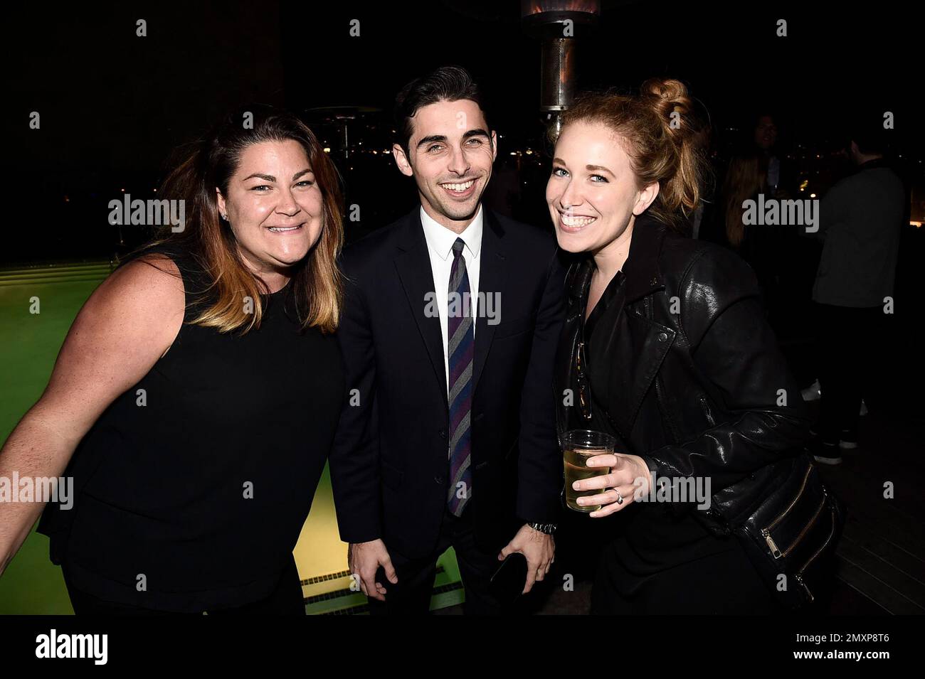 Meghan Moeller, Ty Flynn and Steph Saxton seen at Big Frame's Pre ...