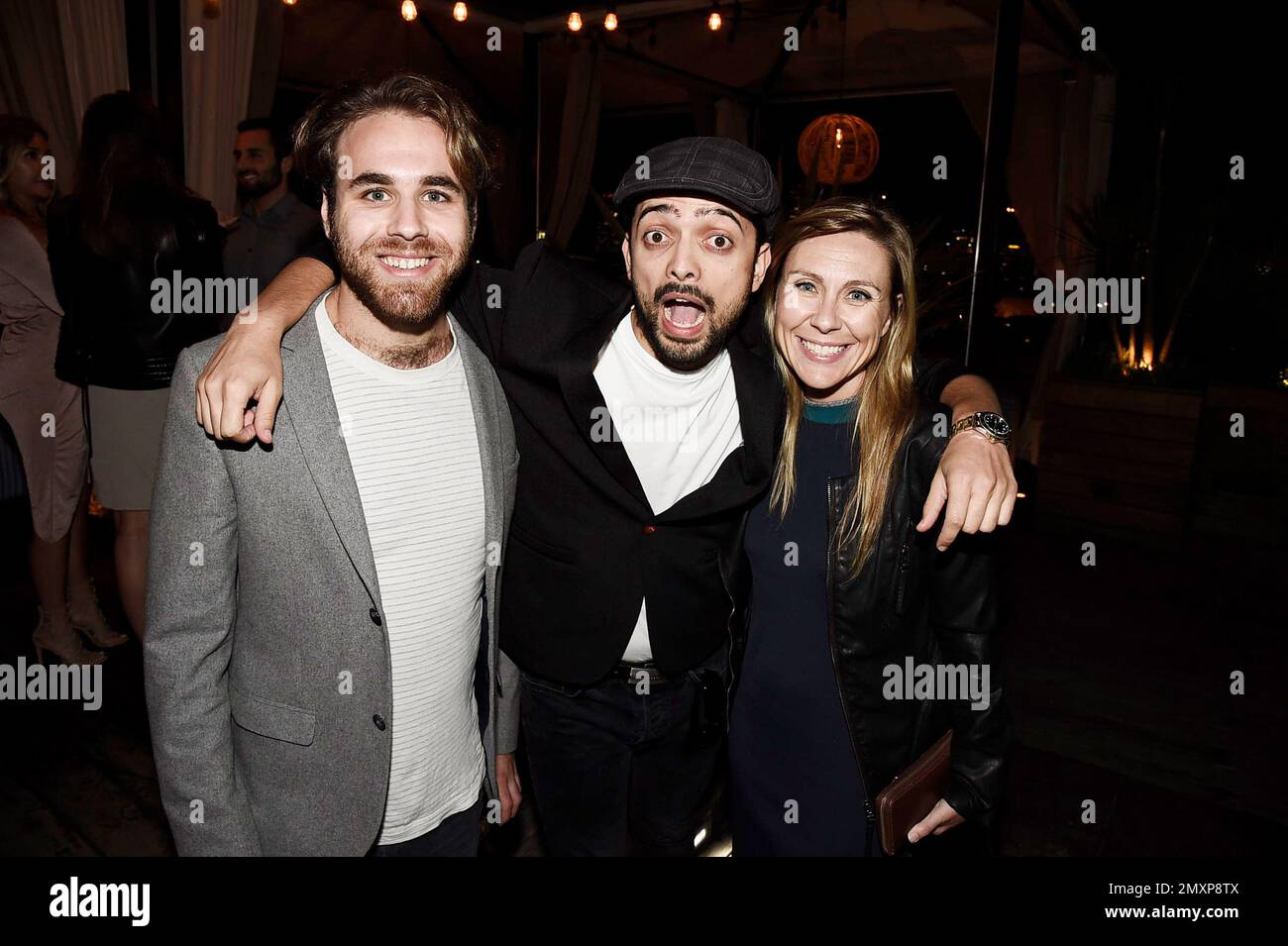 Byron Ashley and Joe Pena seen at Big Frame's Pre-Streamys Party on ...