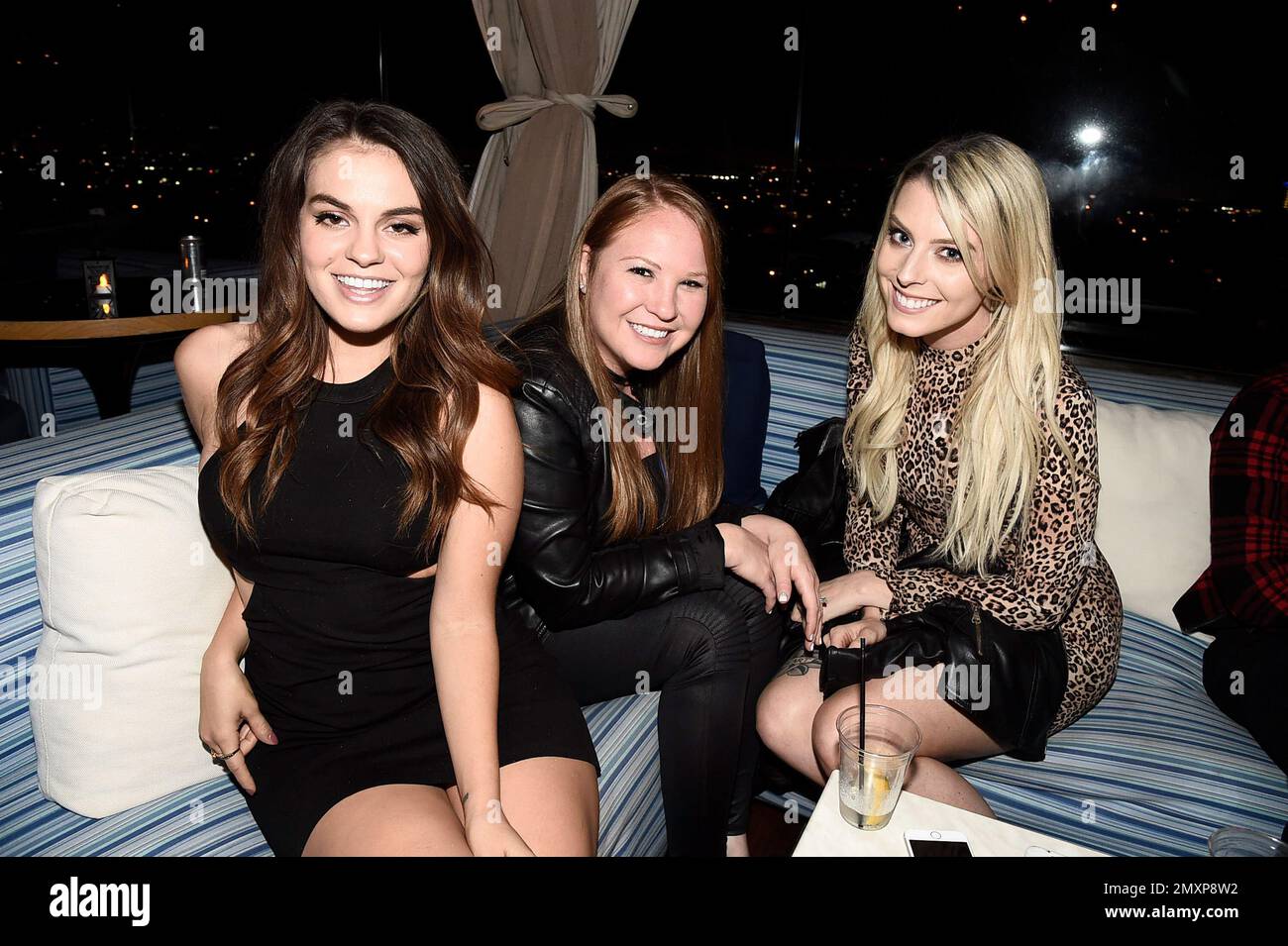 Carrie Rad, Rena Tchekmeian and Eileen Grennan seen at Big Frame's Pre ...