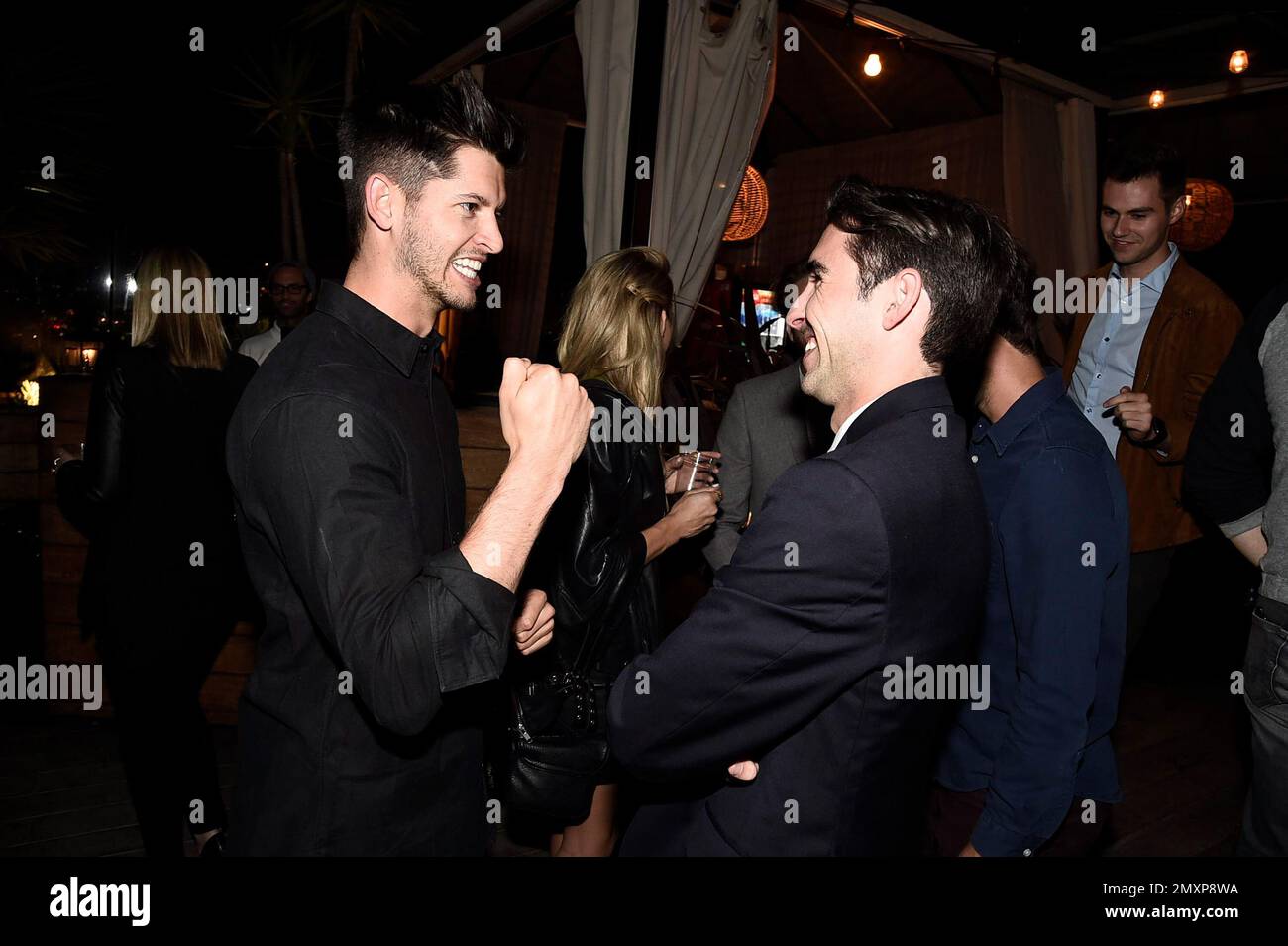 Hunter March and Ty Flynn seen at Big Frame's Pre-Streamys Party on ...