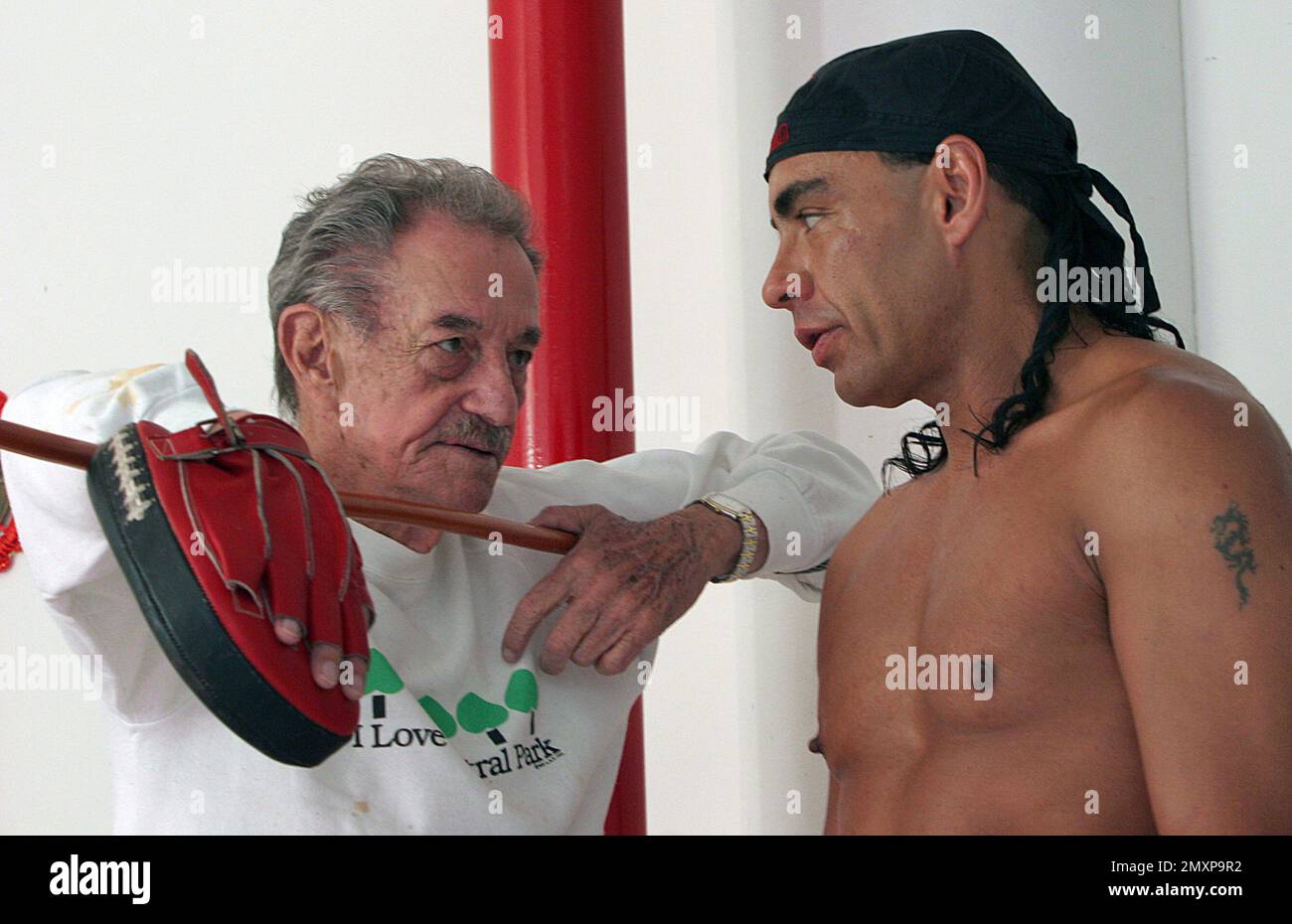 In this March 23, 2005 photo, Mexican actor Mario Almada stands ...