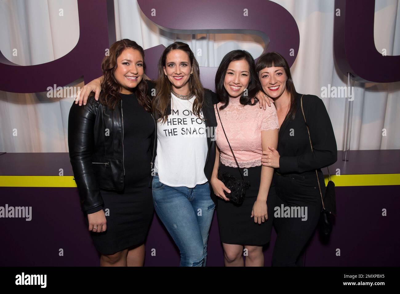 From left, Vanessa Gianfrancesco, Natalia Machado, Pailin Chongchitnant ...