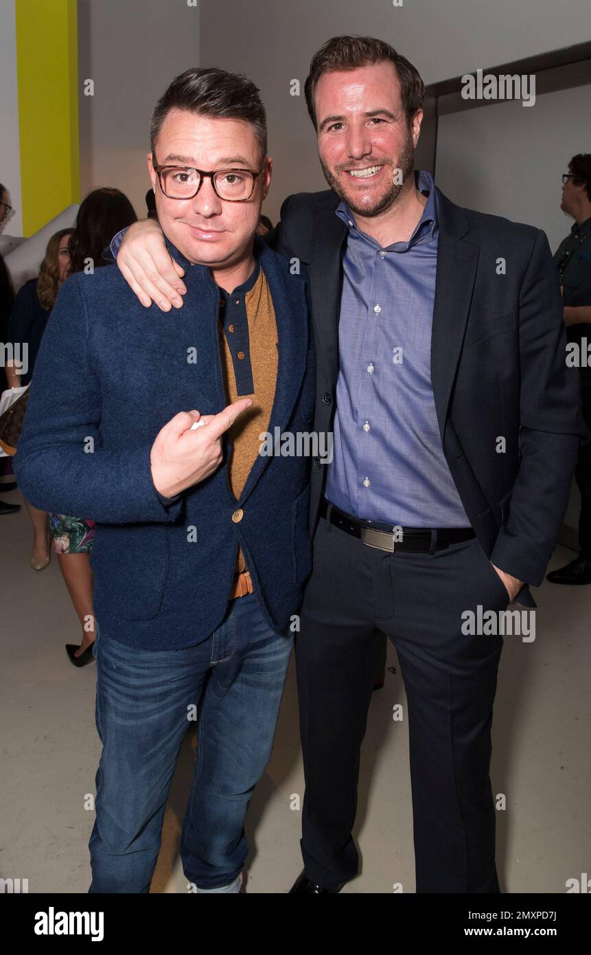 Spencer Watts, left, and Robert Jewell seen at the Gusto launch event ...