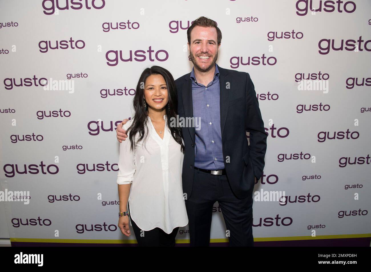Theresa Visintin, left, and Robert Jewell seen at the Gusto launch ...