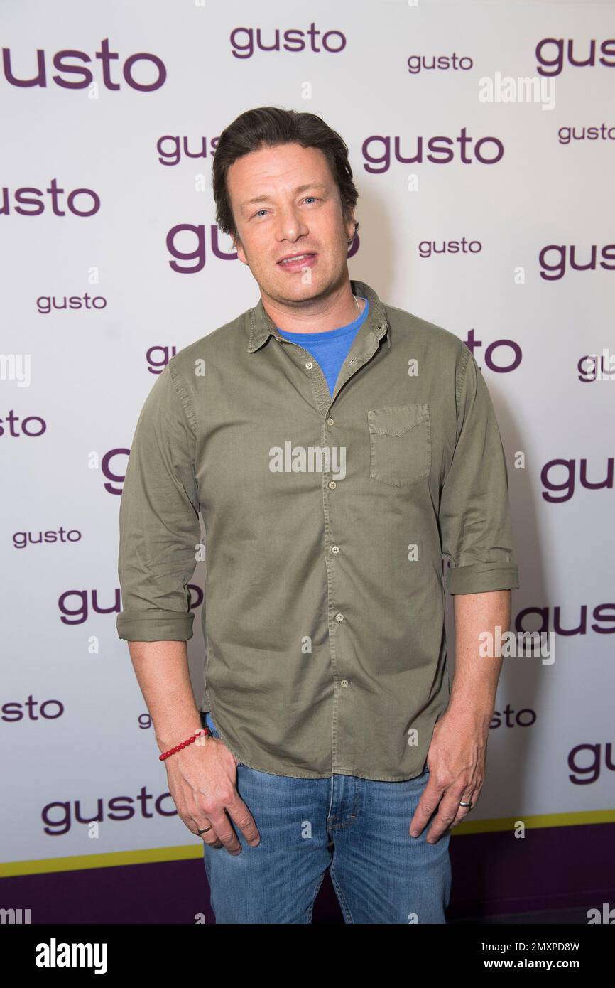 Jamie Oliver seen at the Gusto launch event at the TIFF Bell Lightbox ...