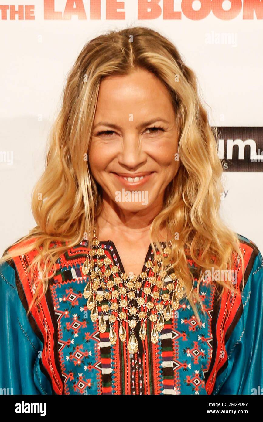 Actress Maria Bello arrives at the LA Premiere of "The Late Bloomer" on ...