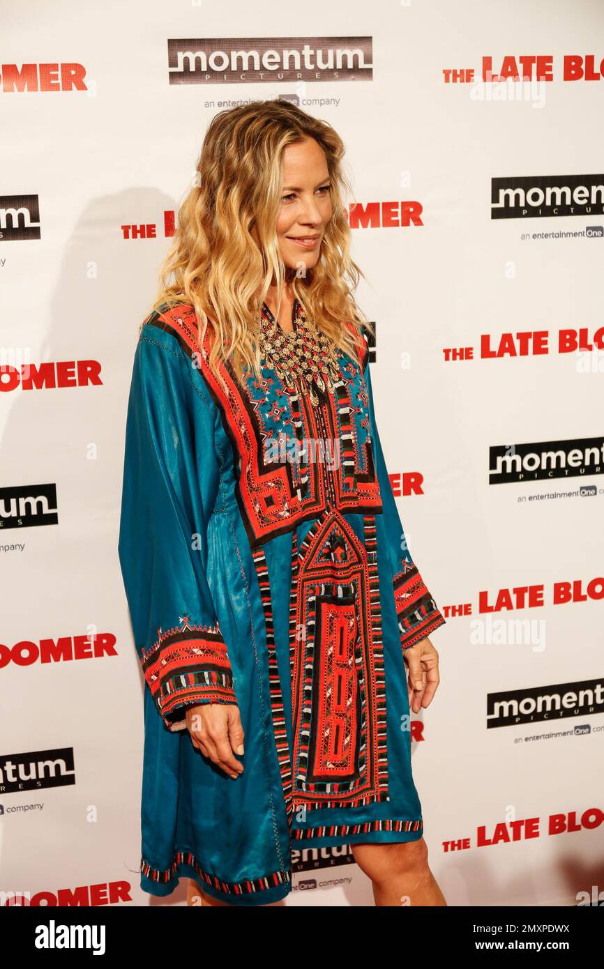 Actress Maria Bello arrives at the LA Premiere of "The Late Bloomer" on ...