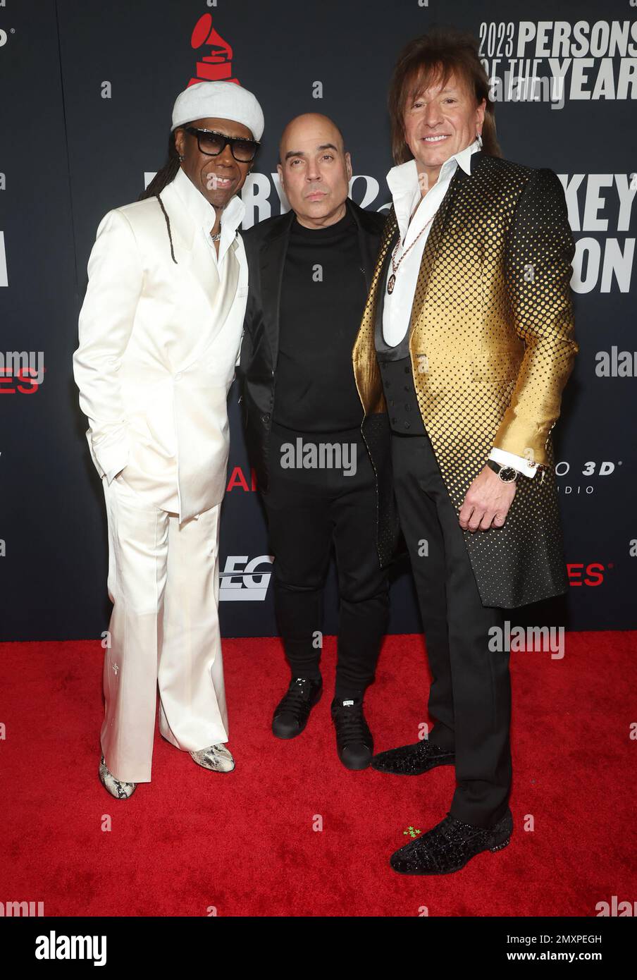 Los Angeles, USA. 03rd Feb, 2023. Nile Rodgers, Merck Mercuriadis ...
