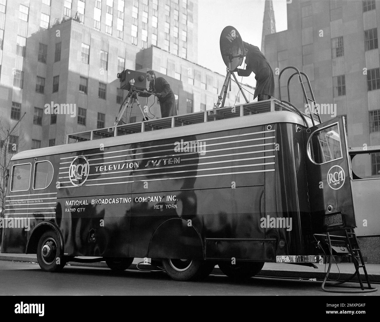 FILE - In this Dec. 12, 1937, file photo, two vans comprise America’s ...