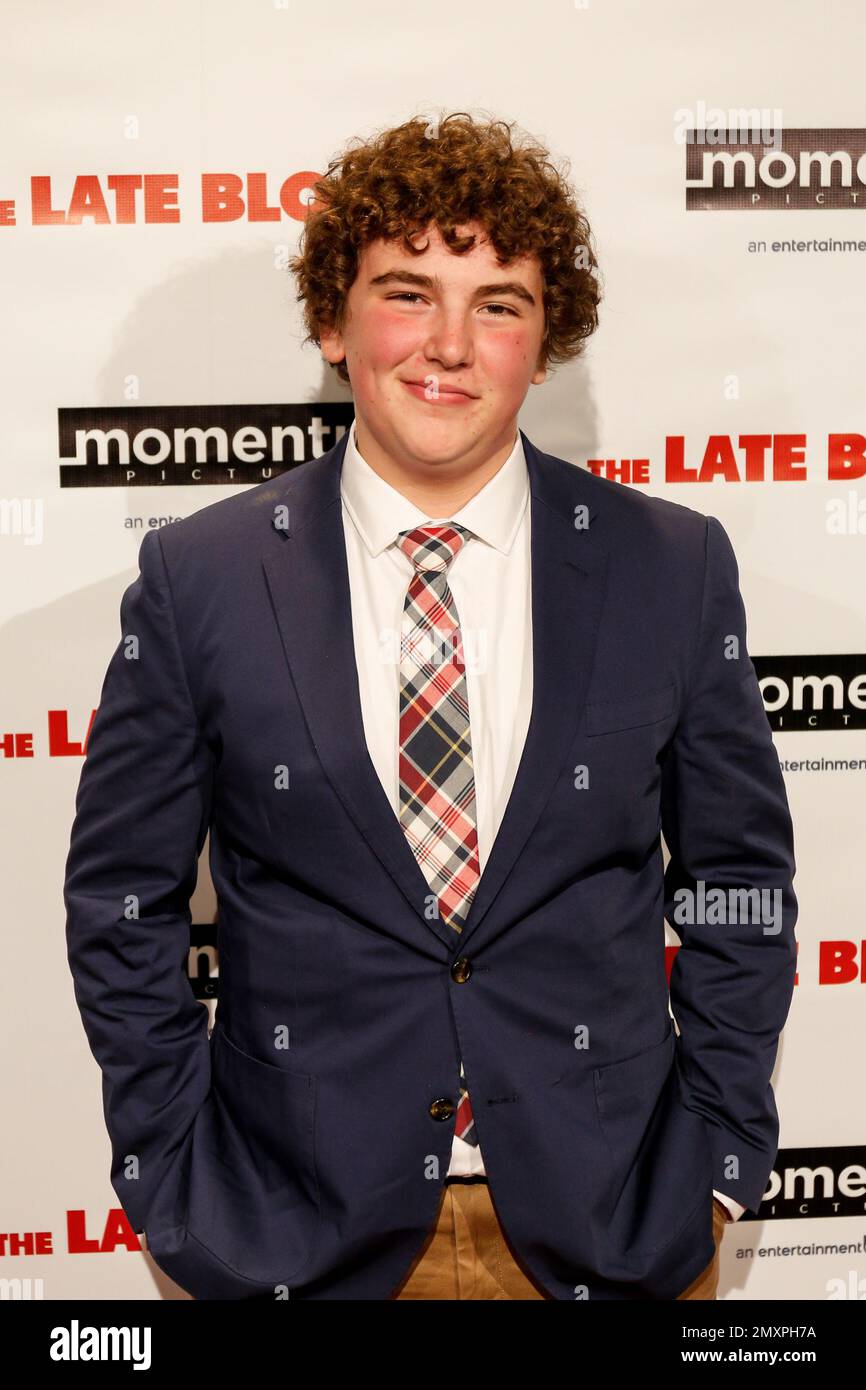 Blake Cooper arrives at the LA Premiere of "The Late Bloomer" on Monday ...