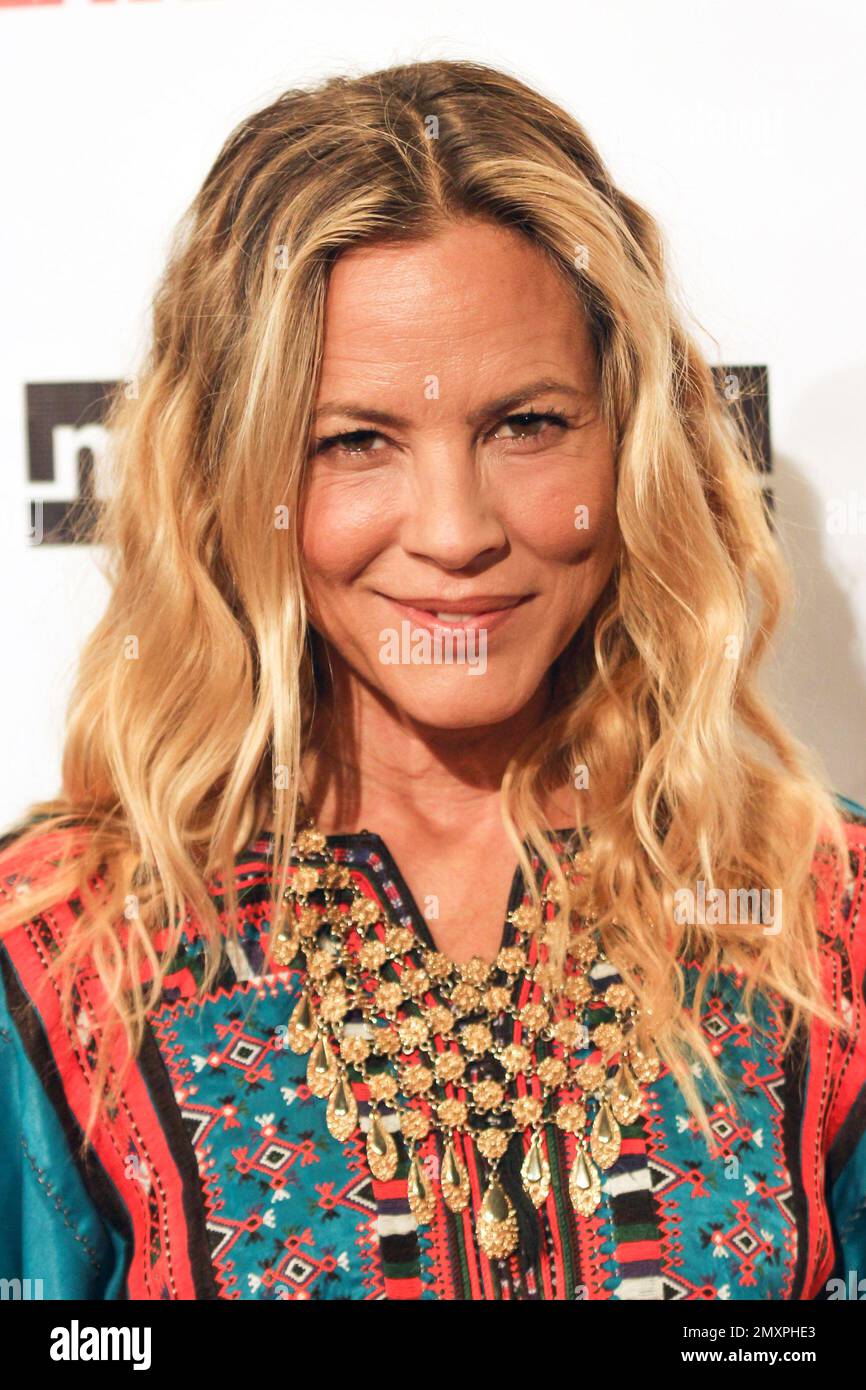 Actress Maria Bello arrives at the LA Premiere of "The Late Bloomer" on ...