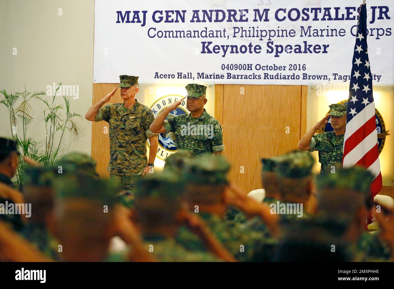 From left, U.S. Marines Brig. Gen. John Jansen, of the 3rd Marine ...