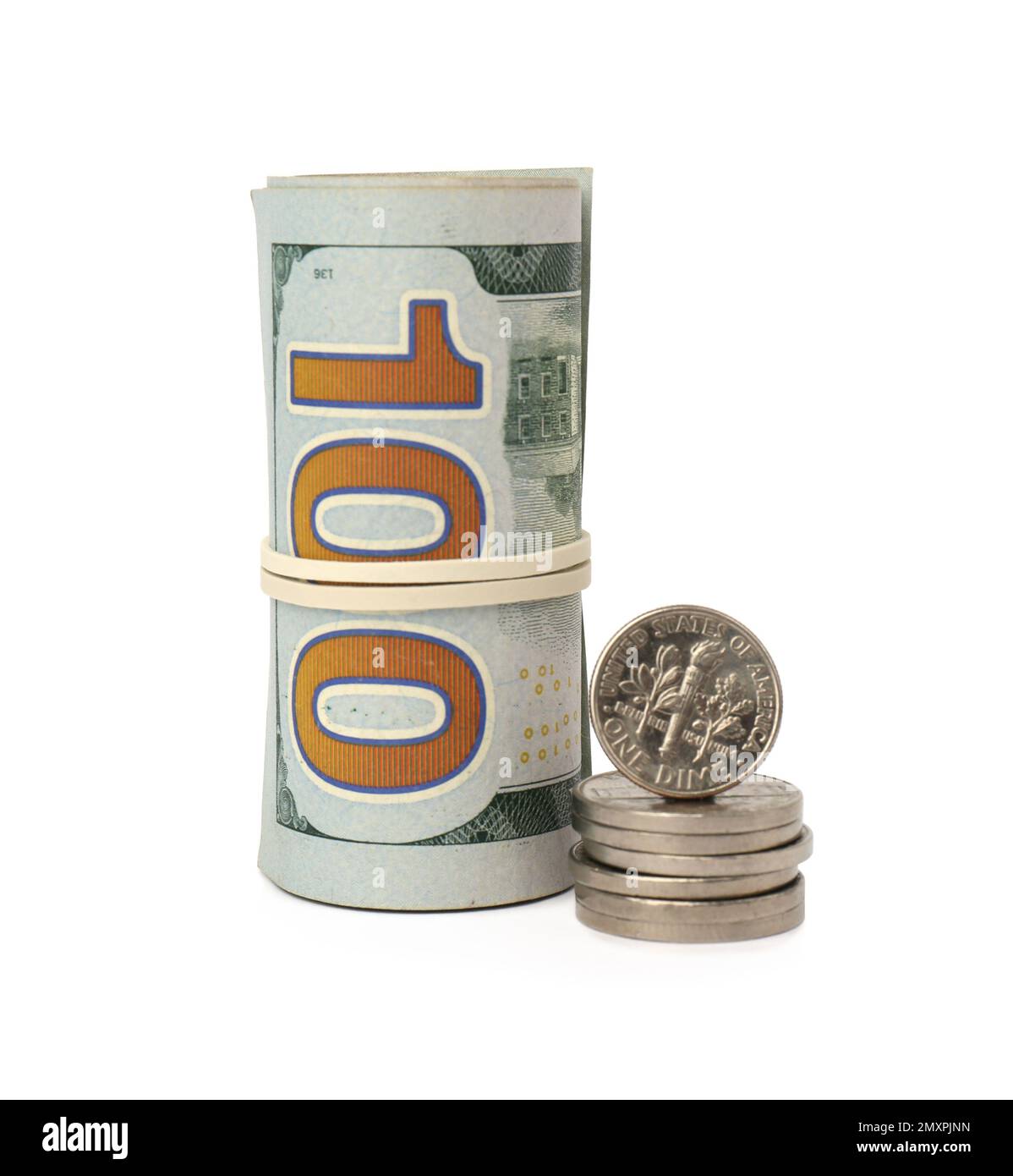 Rolled coins hi-res stock photography and images - Alamy