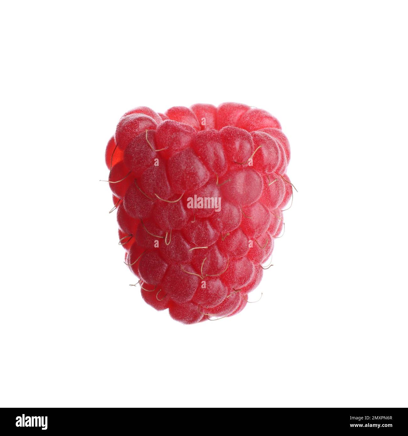 Delicious fresh ripe raspberry isolated on white Stock Photo - Alamy