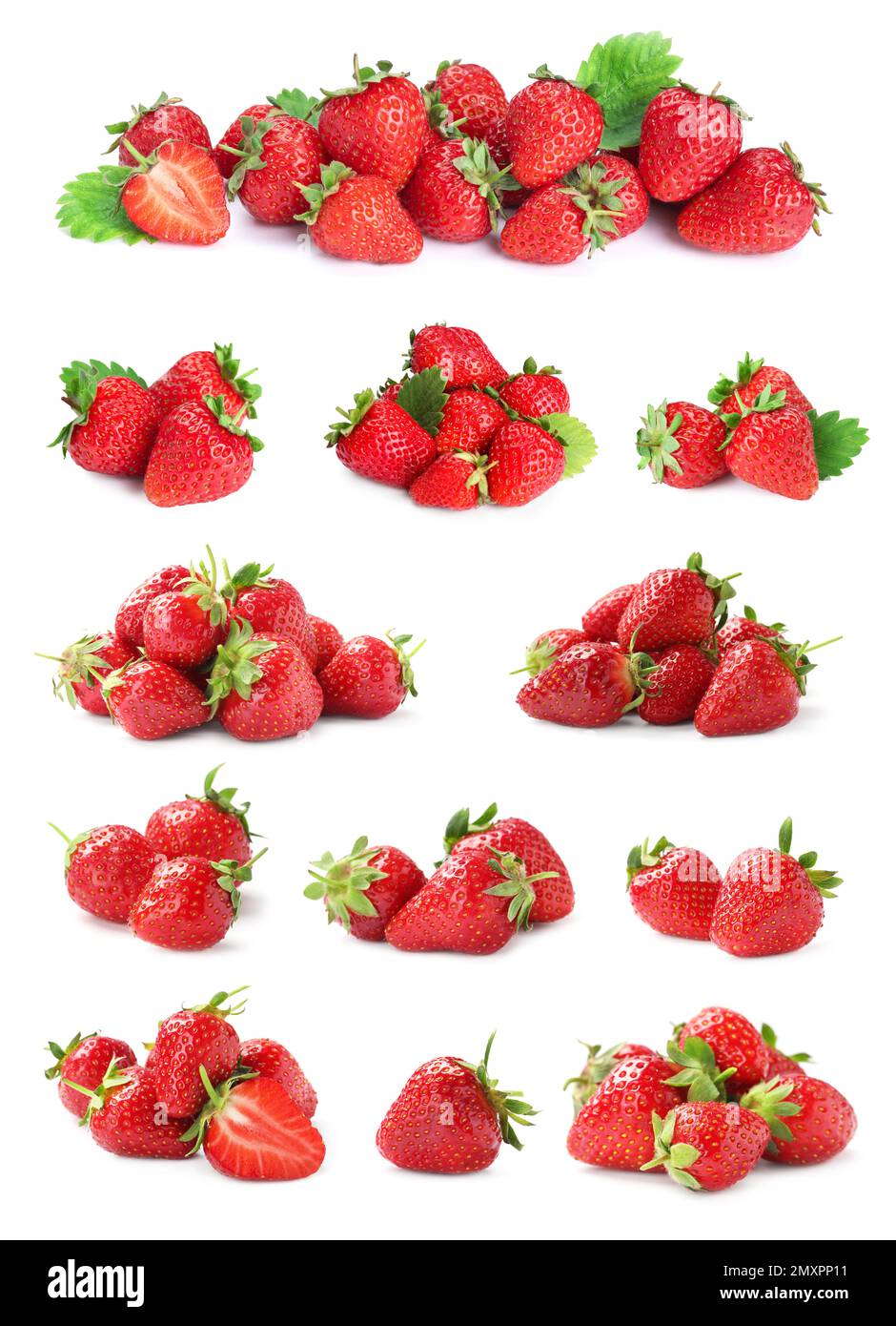 Beautiful large strawberries Cut Out Stock Images & Pictures - Alamy