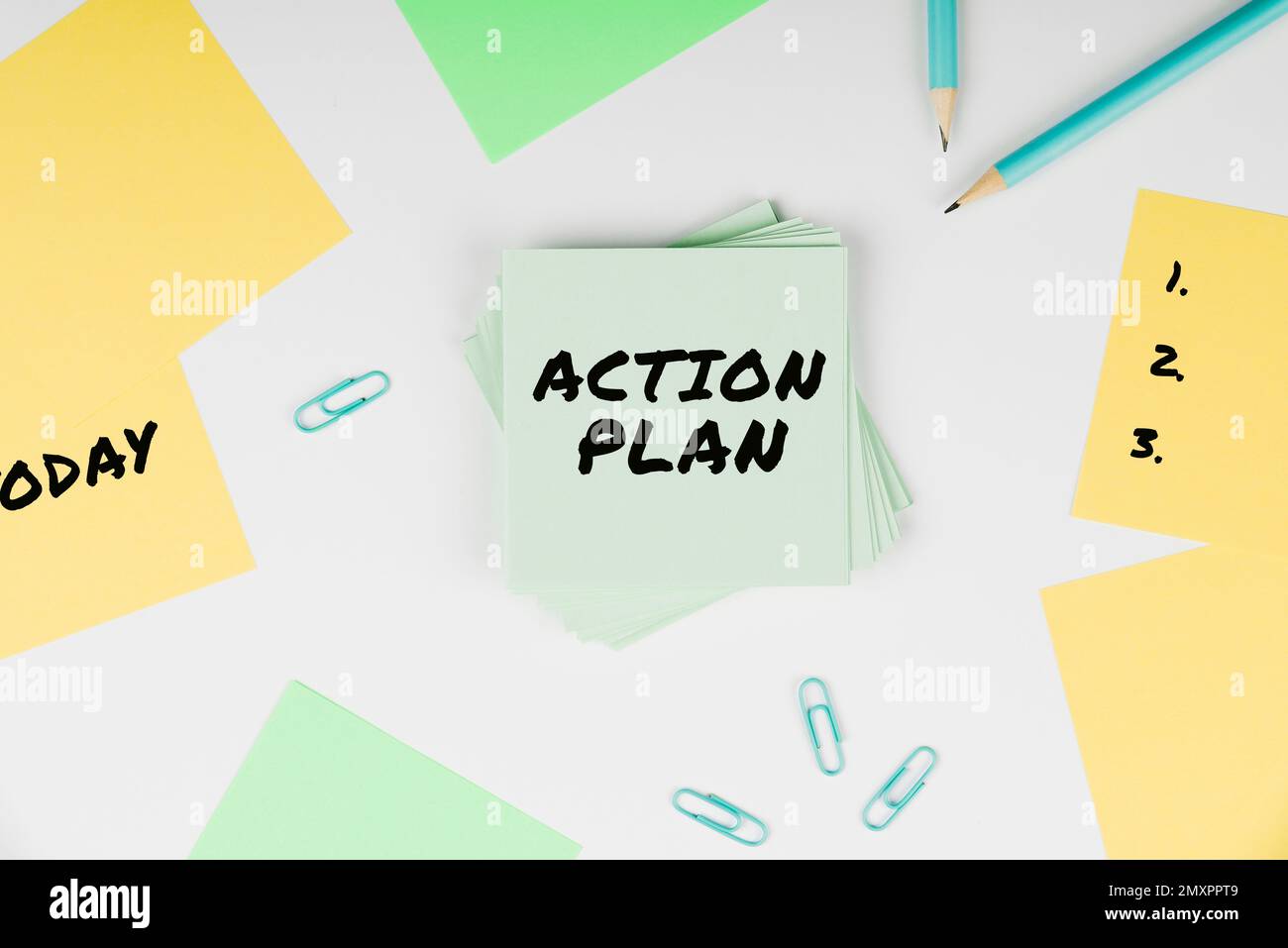 Hand writing sign Action Plan. Business overview list of things or ...