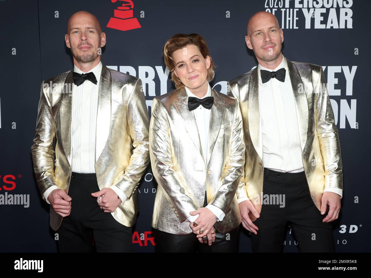 Los Angeles, California, USA. 3rd Feb, 2023. Phil Hanseroth, Brandi ...