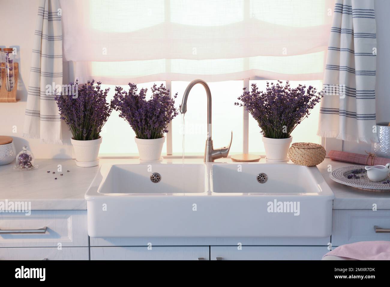 Lavender flowers near window hi-res stock photography and images - Alamy
