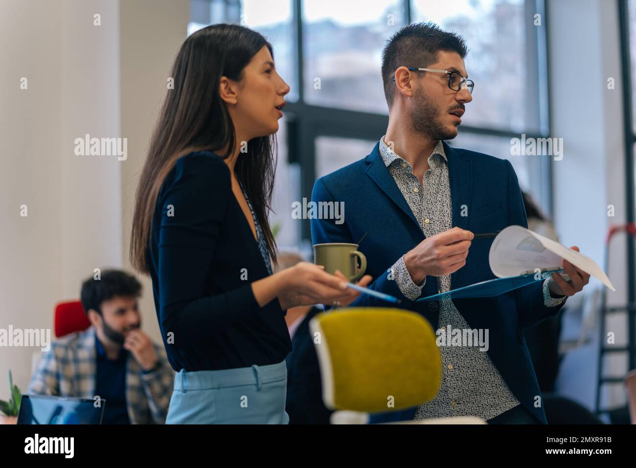 Misunderstanding colleagues hi-res stock photography and images - Alamy