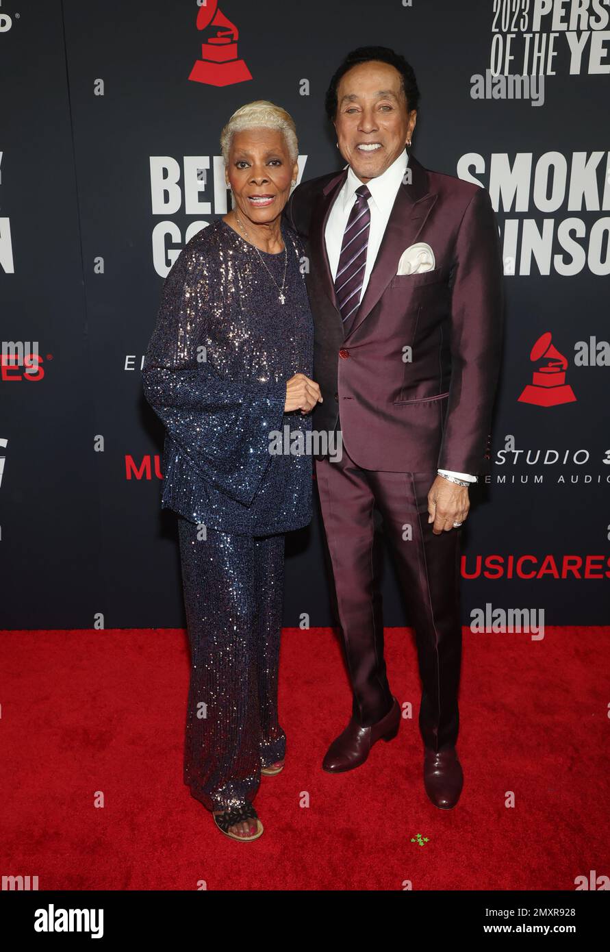 3 February 2023 -Los Angeles, California - Dionne Warwick, Smokey ...