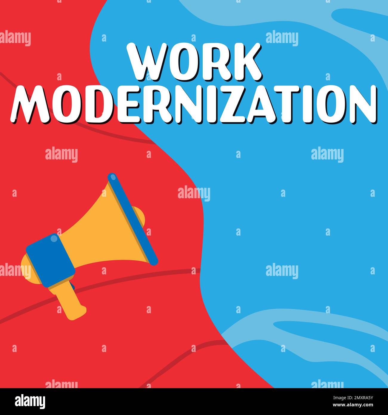 Writing displaying text Work Modernization. Word Written on changing ...