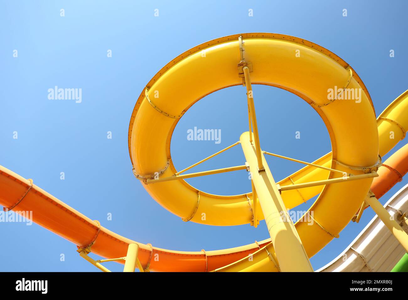 Bottom of water slides hi-res stock photography and images - Alamy