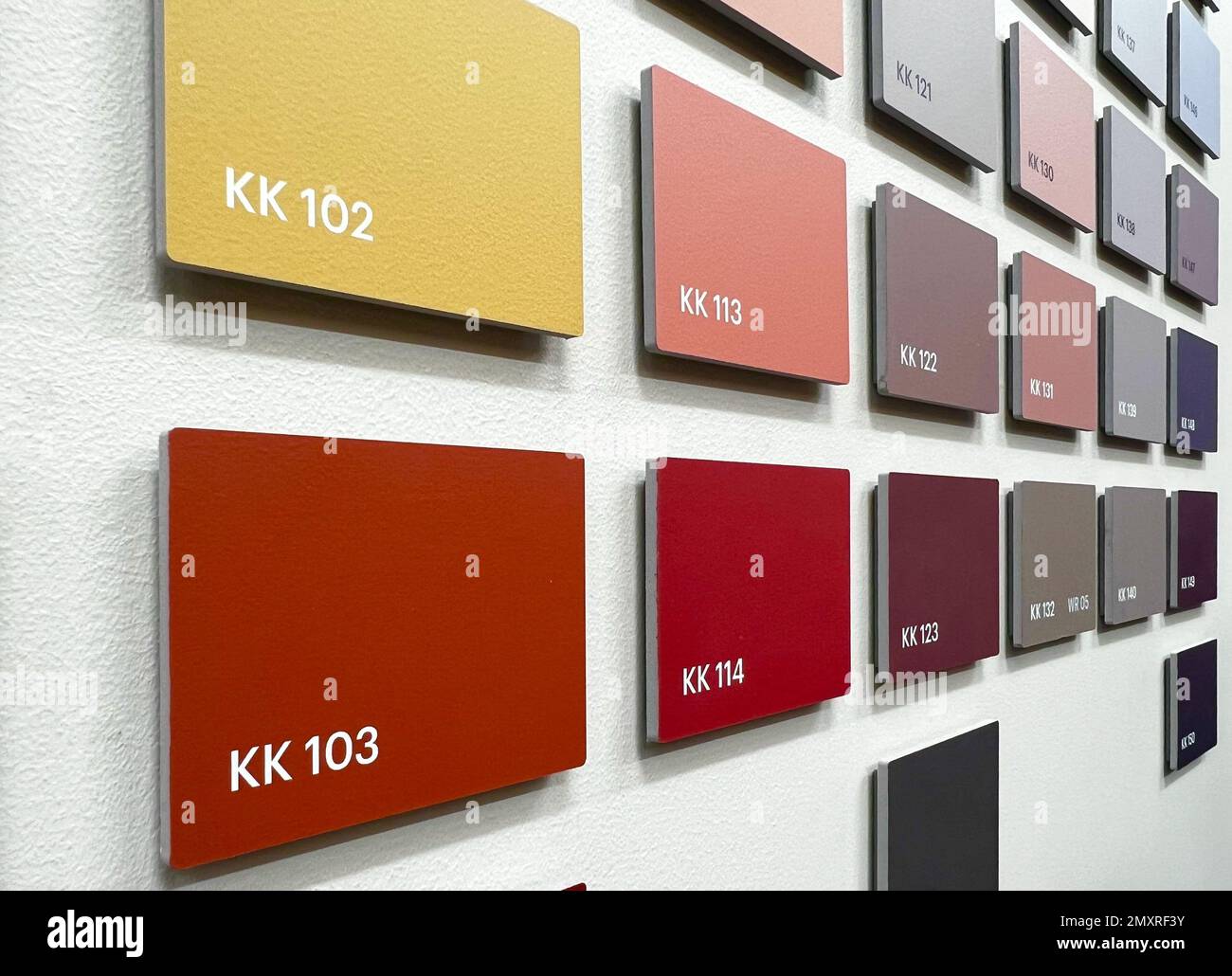 selection of colors from the kerakoll spa color collection line Stock ...