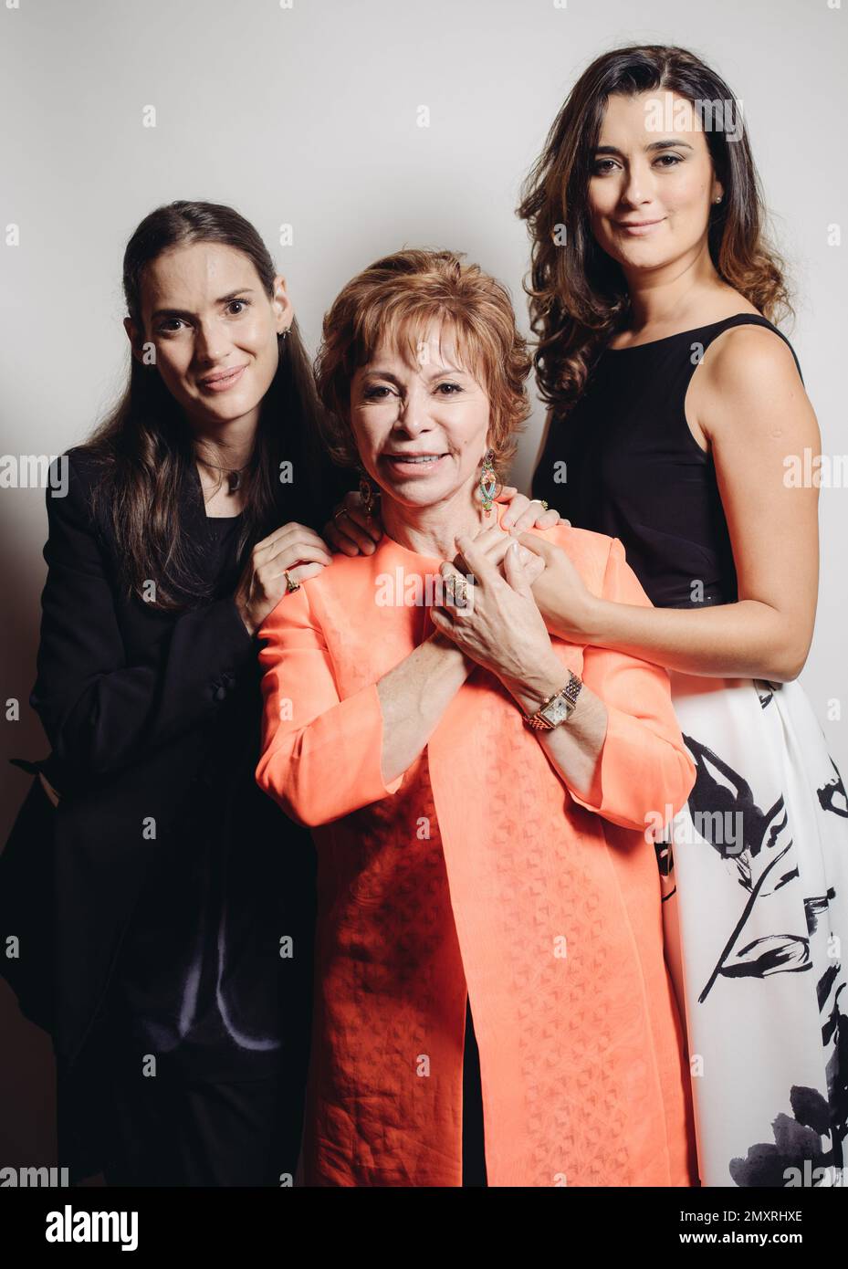 Winona Ryder, Isabel Allende, and Cote de Pablo pose for a portrait ...