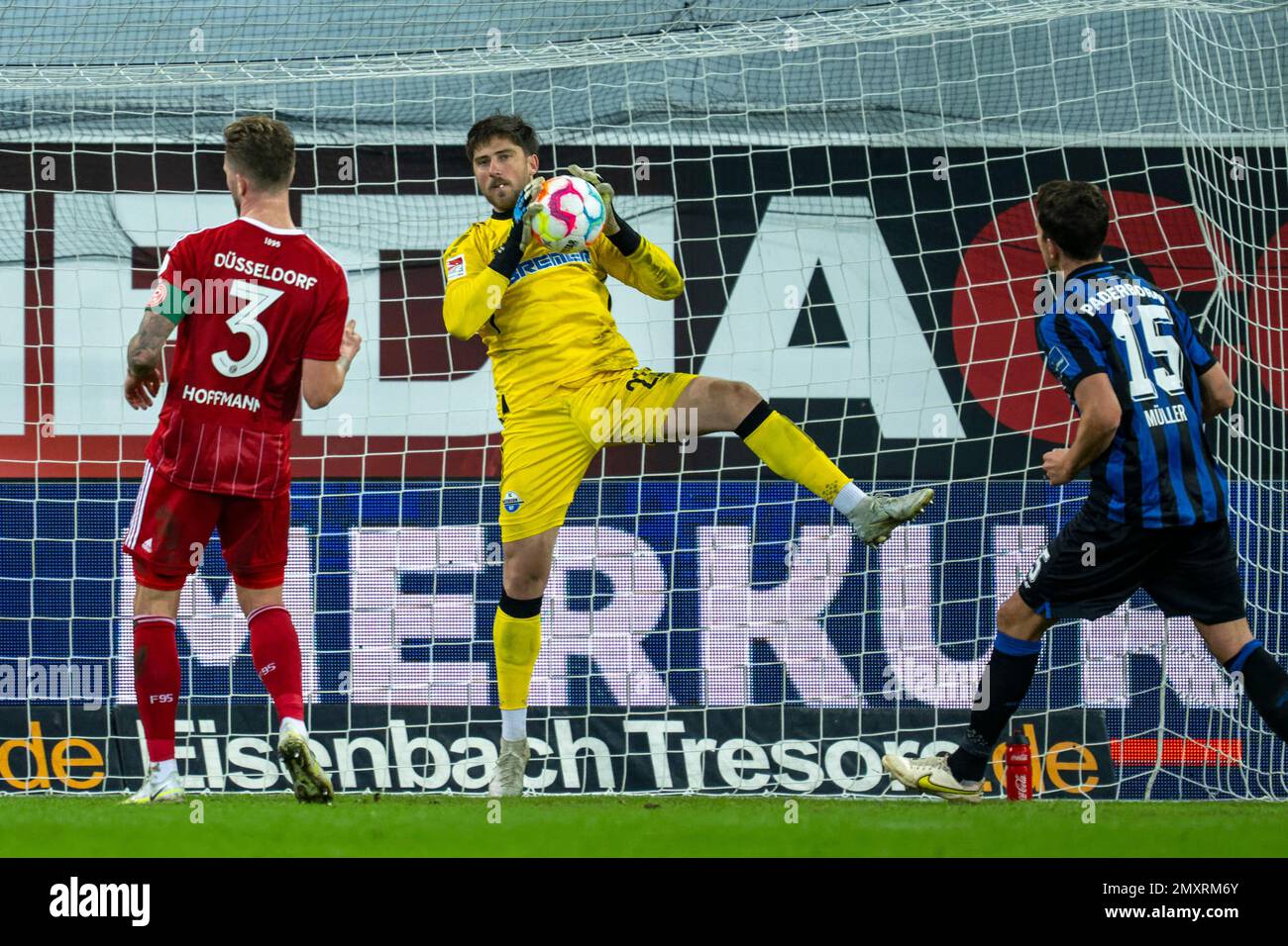 Paderborn, Germany. 03rd Feb, 2023. Soccer: 2. Bundesliga, SC Paderborn ...