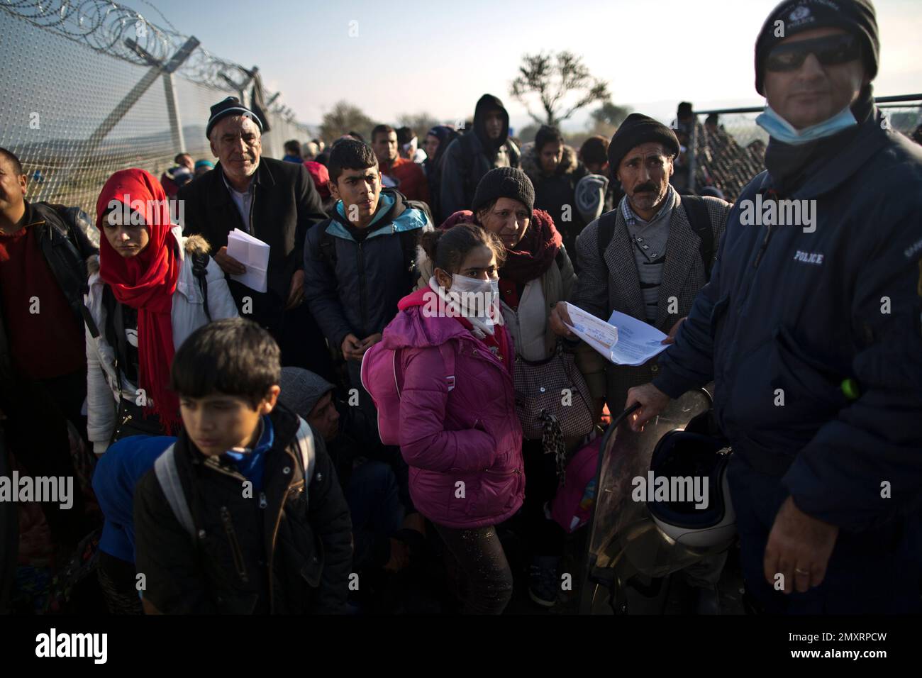 In this Saturday, Dec. 5, 2015 photo, Yazidi refugee Samir Qasu, 45 ...