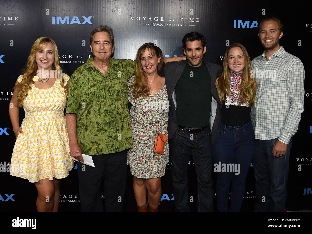 From left, Emily Bridges, Beau Bridges, Wendy Treece, Jordan Bridges ...