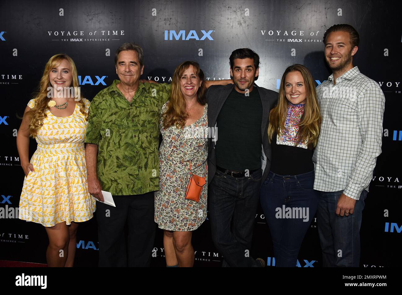 From left, Emily Bridges, Beau Bridges, Wendy Treece, Jordan Bridges ...