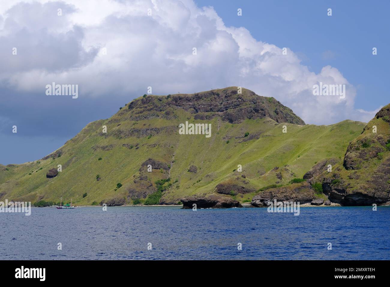 Indonesia Sumbawa - Coastline Banta Island - Pulau Banta Stock Photo ...