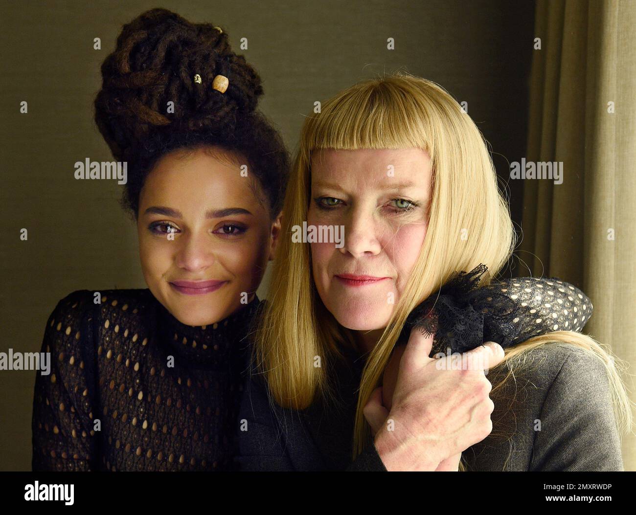 Andrea Arnold, right, writer/director of "American Honey," and cast ...