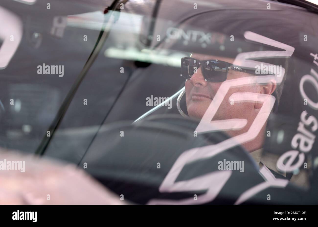 Indy Racing League driver Sam Schmidt prepares to drive his modified ...