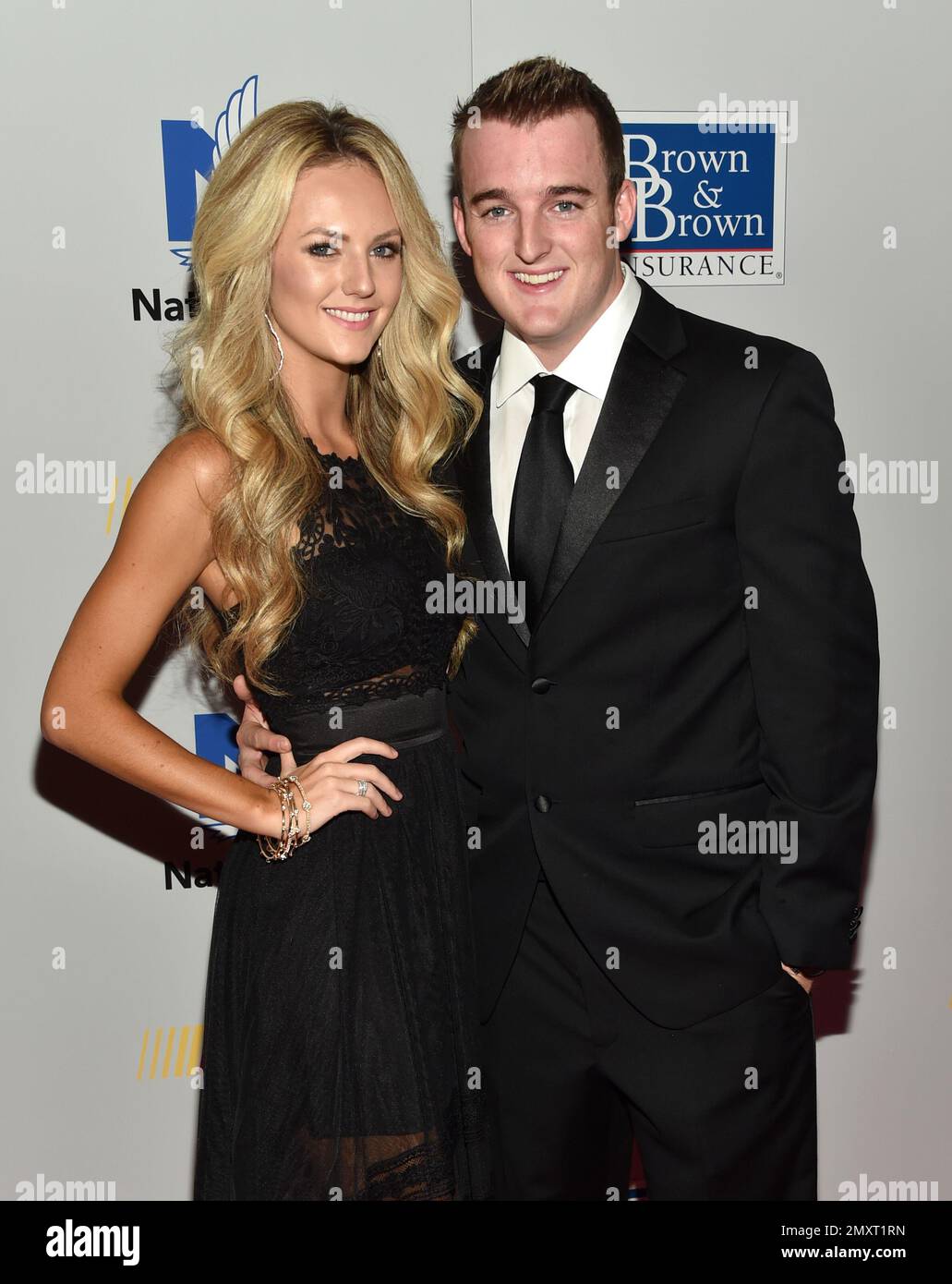 NASCAR driver Ty Dillon and wife Haley Carey attend the NASCAR ...