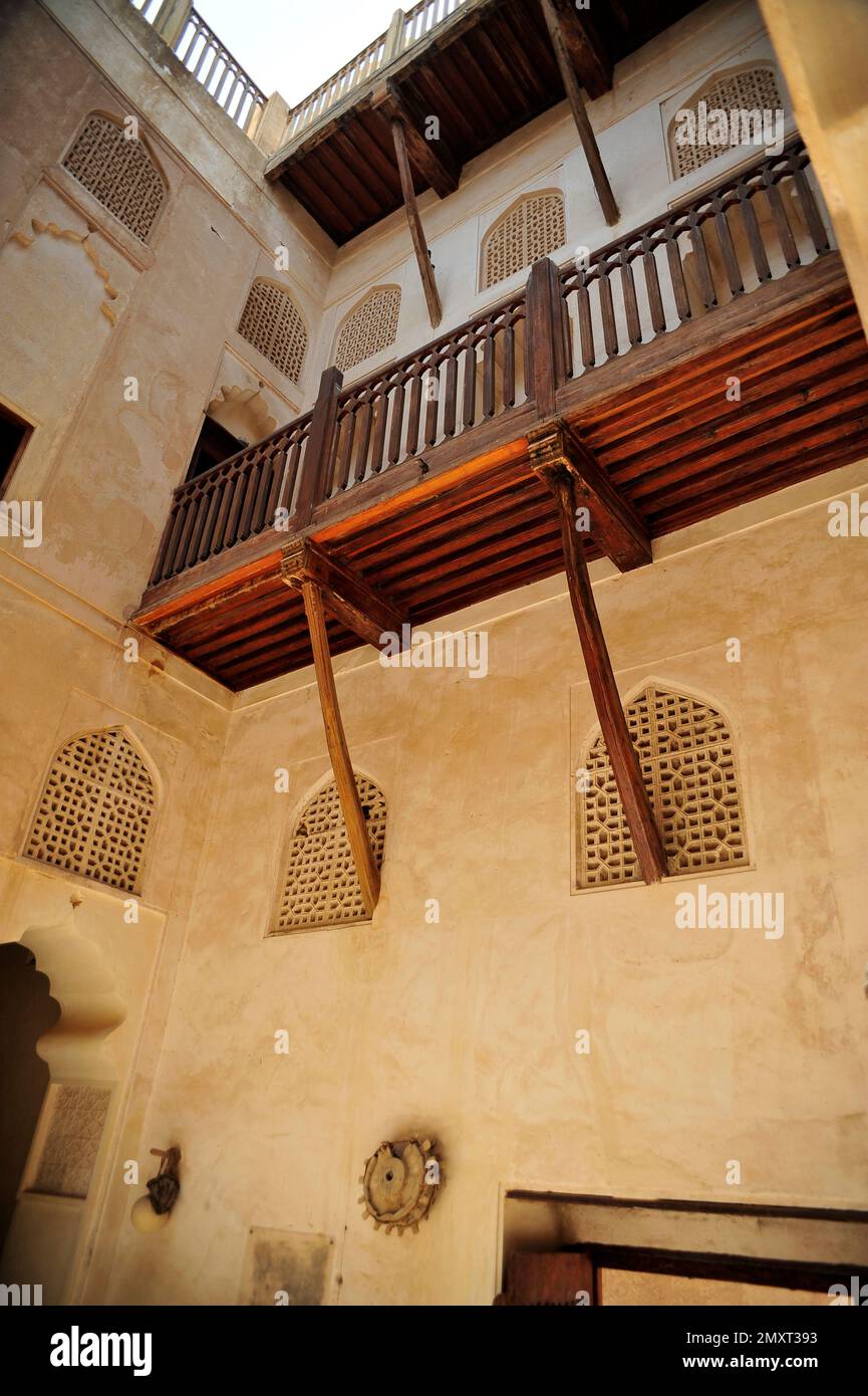Typical historical building, Oman architecture Stock Photo - Alamy