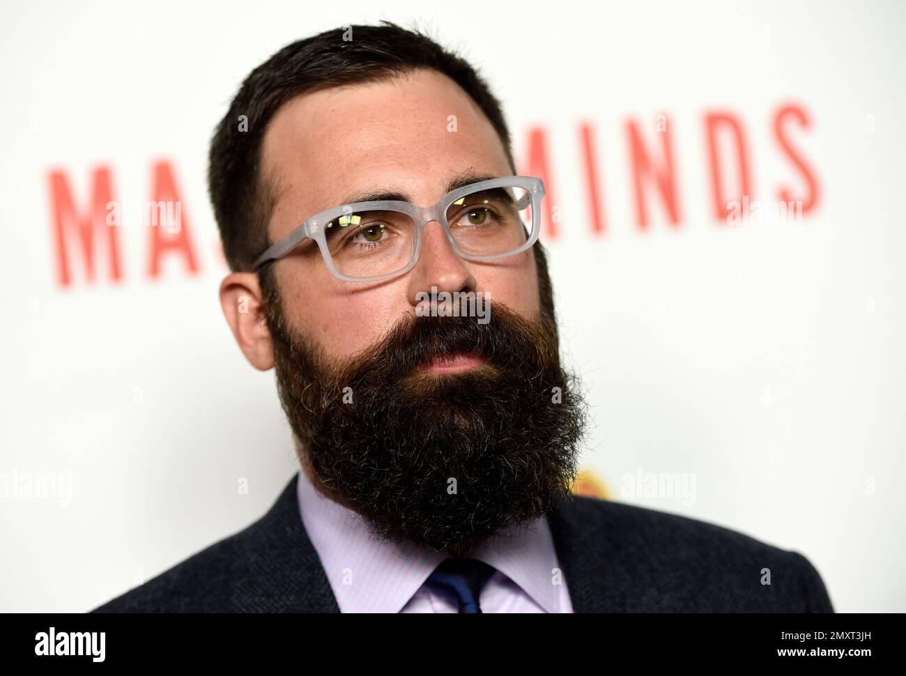 Jared Hess, director of "Masterminds," poses at the premiere of the ...