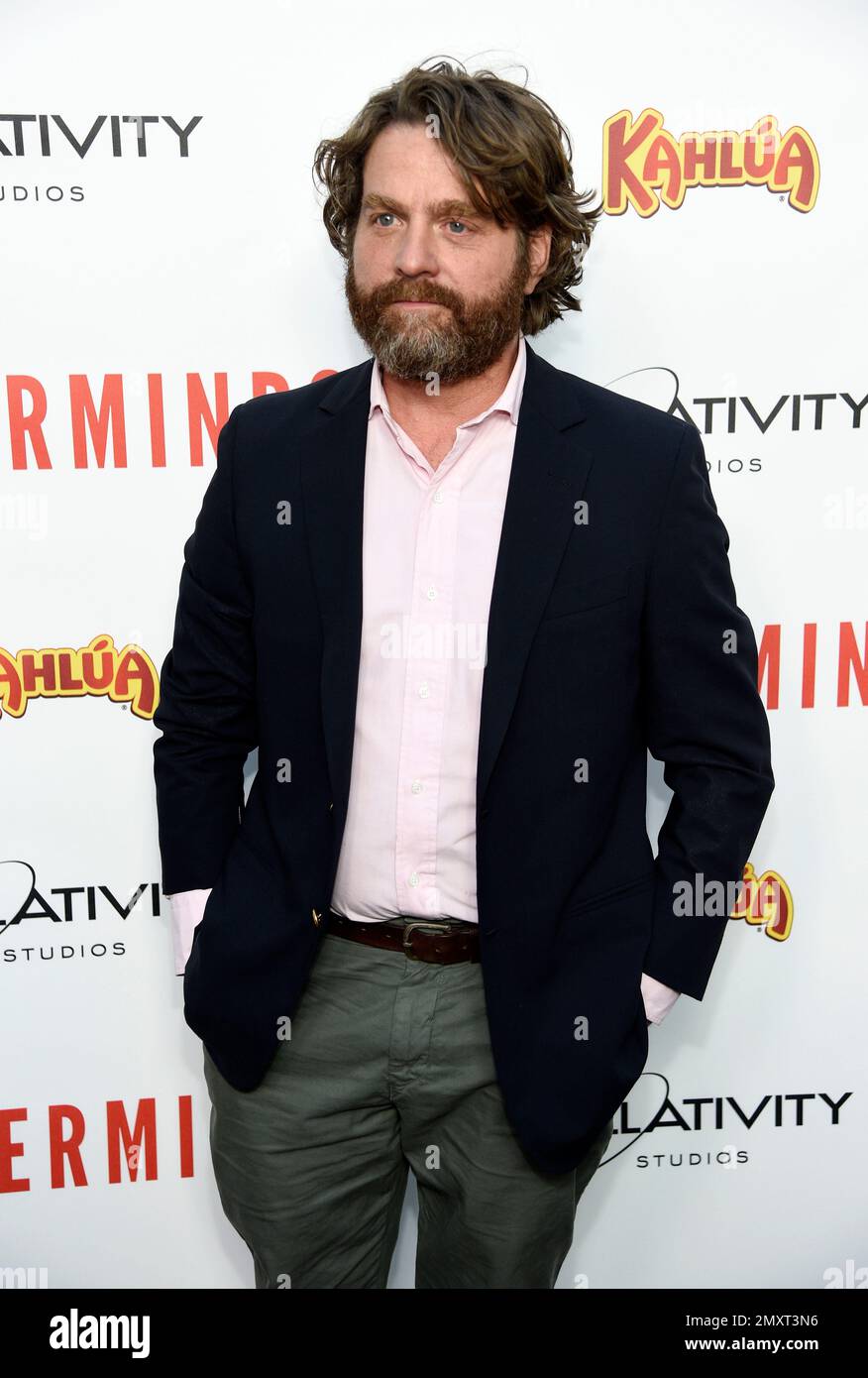 Zach Galifianakis, a cast member in "Masterminds," poses at the ...